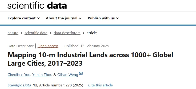 Groundbreaking Global Industrial Land Mapping Study Published in ...